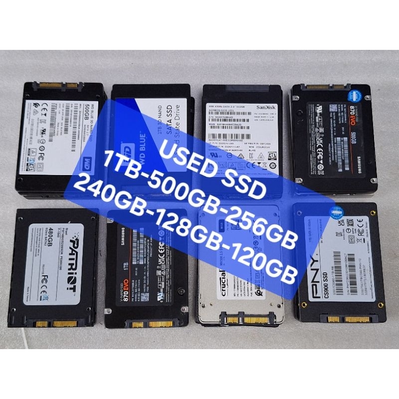 2.5" Sata SSD 1TB / 960GB / 512GB/500GB/256GB/250GB/240GB/128GB/120GB | Shopee Malaysia
