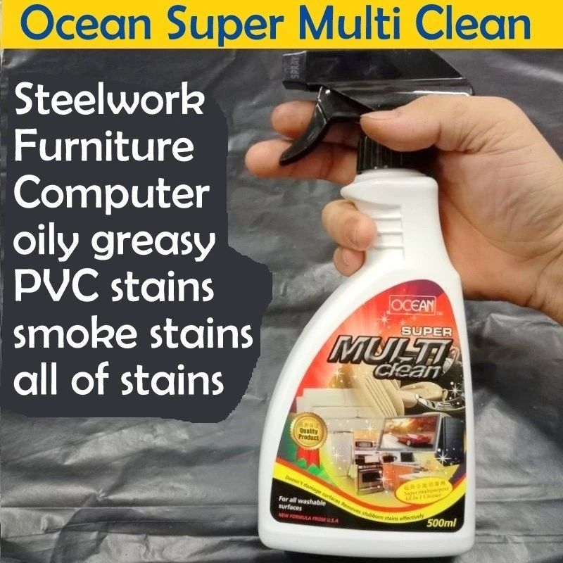 READY STOCK!!! OCEAN SUPER MULTI CLEAN for All Washable Surfaces 500ML ...
