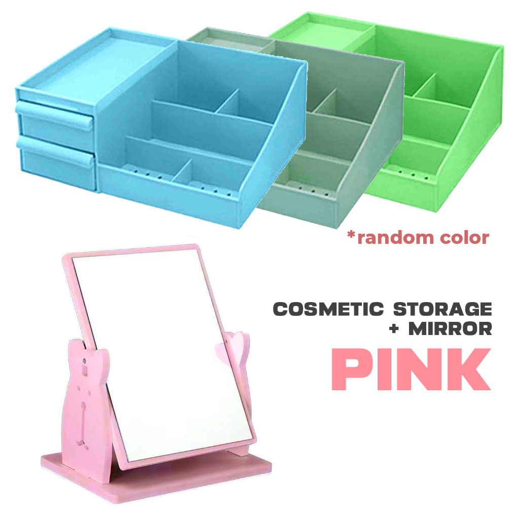 3 Layer Luxury Makeup Storage Box with Handle Cosmetic Organizer ...