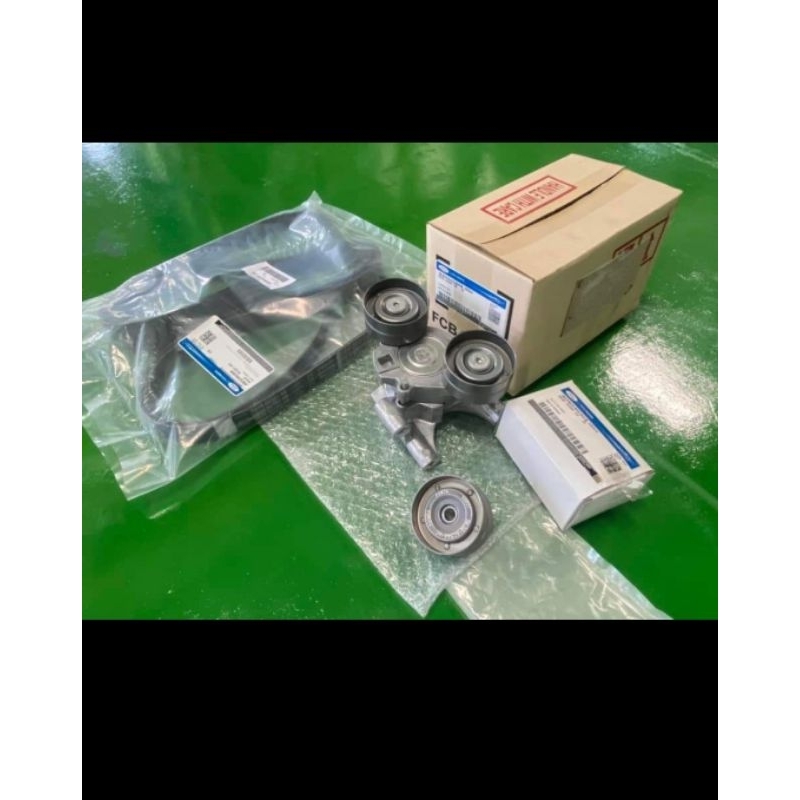 ford ranger t6 2.2/3.2l fan belt tensioner set 100% original Thailand🇹🇭 ...