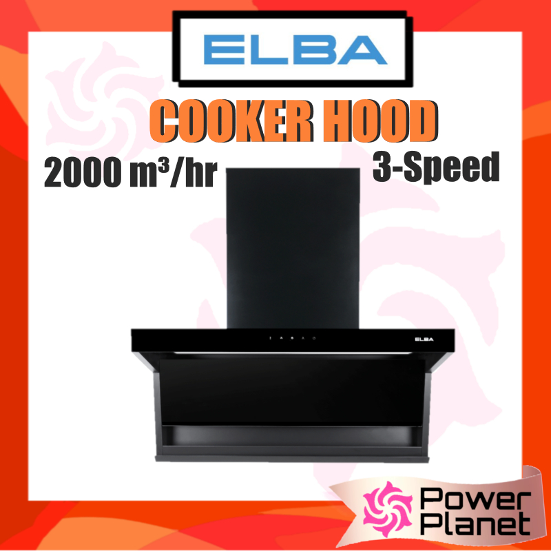 Elba EH-Q9327ST(BK) Cooker Hood EHQ9327STBK Black / EH-N9639ST(BK) / EH ...