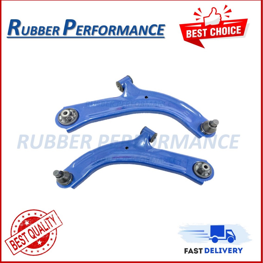 1 SET HEAVY DUTY DEPAN FRONT LOWER ARM RIGHT AND LEFT BLUE NISSAN LATIO ...