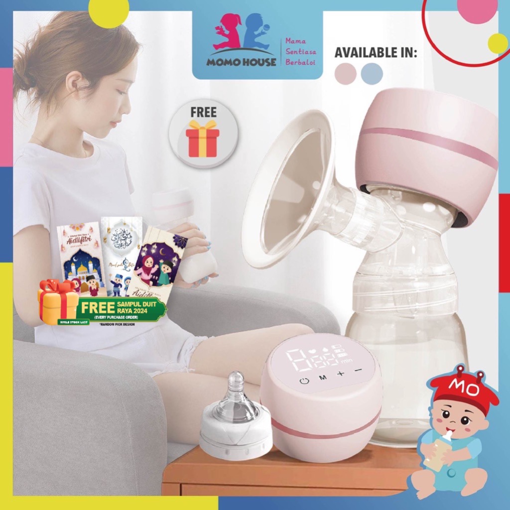 Electric Rechargeable Handfree Breast Pump Breastfeeding Painless Massage Electric Pump Wireless ...