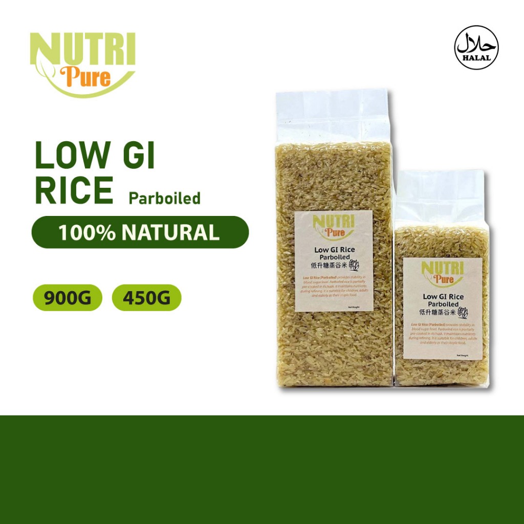 Nutri Pure Low GI Rice (Parboiled) | Beras GI Rendah (Masak) | Shopee ...