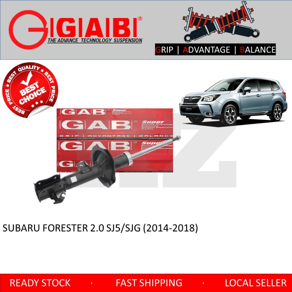 ORIGINAL GAB SUPER FRONT ABSORBER / REAR ABSORBER - SUBARU FORESTER 2.0 SJ5/SJG (2014-2018 ...