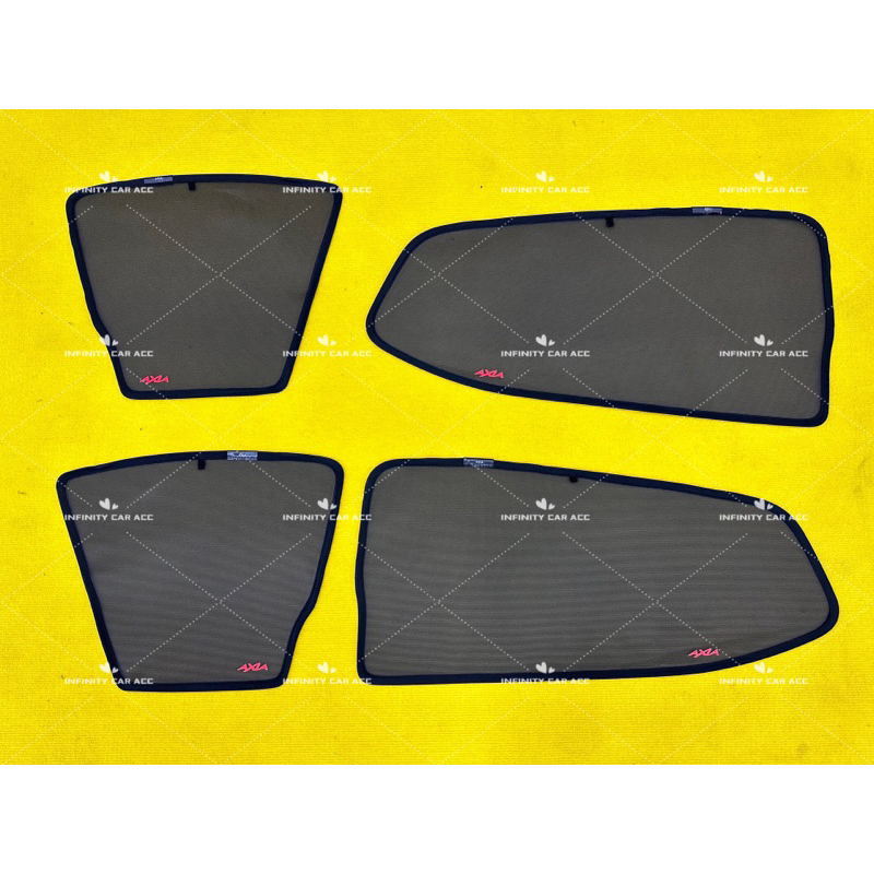 Perodua Axia 2014-2022 magnetic sunshade sun shade 4pcs | Shopee Malaysia