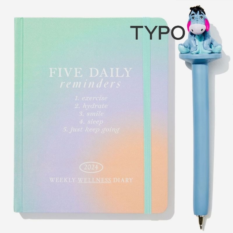 💯🇲🇾 𝙎𝙐𝙋𝙀𝙍𝙈𝘼𝙍𝙆𝘿𝙊𝙒𝙉 🔥 𝙏𝙔𝙋𝙊 PREMIUM WEEKLY WELLNESS 2024 DIARY ️ CHARACTER ...