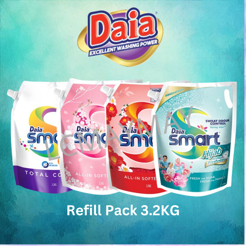 DAIA SMART REFILL PACK Liquid Detergent 3.2L | Shopee Malaysia