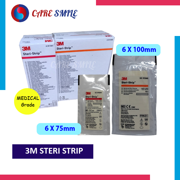 3M Steri-Strip R1541 Reinforced Adhesive Skin Closures | Shopee Malaysia
