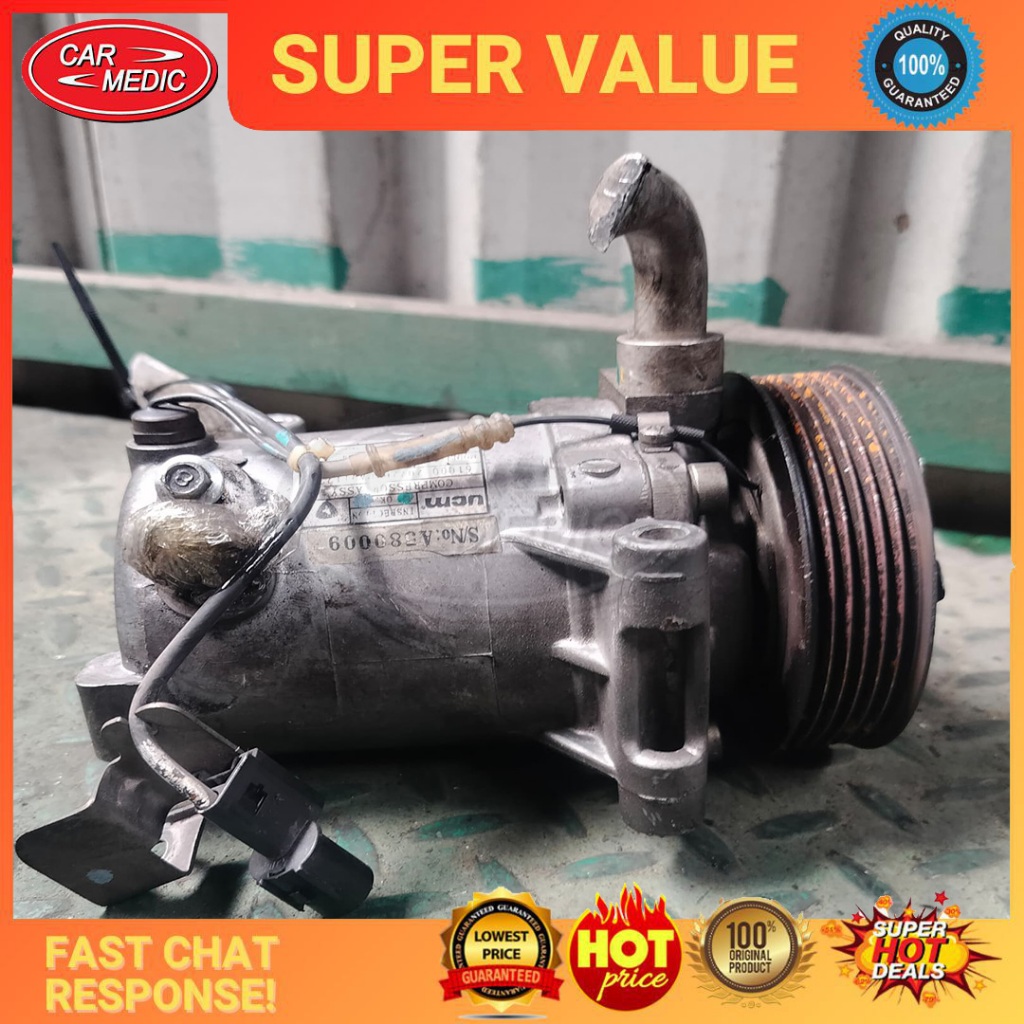 Original Saga VVT / Iris / Persona VVT 1.6 Aircond Compressor (Used ...