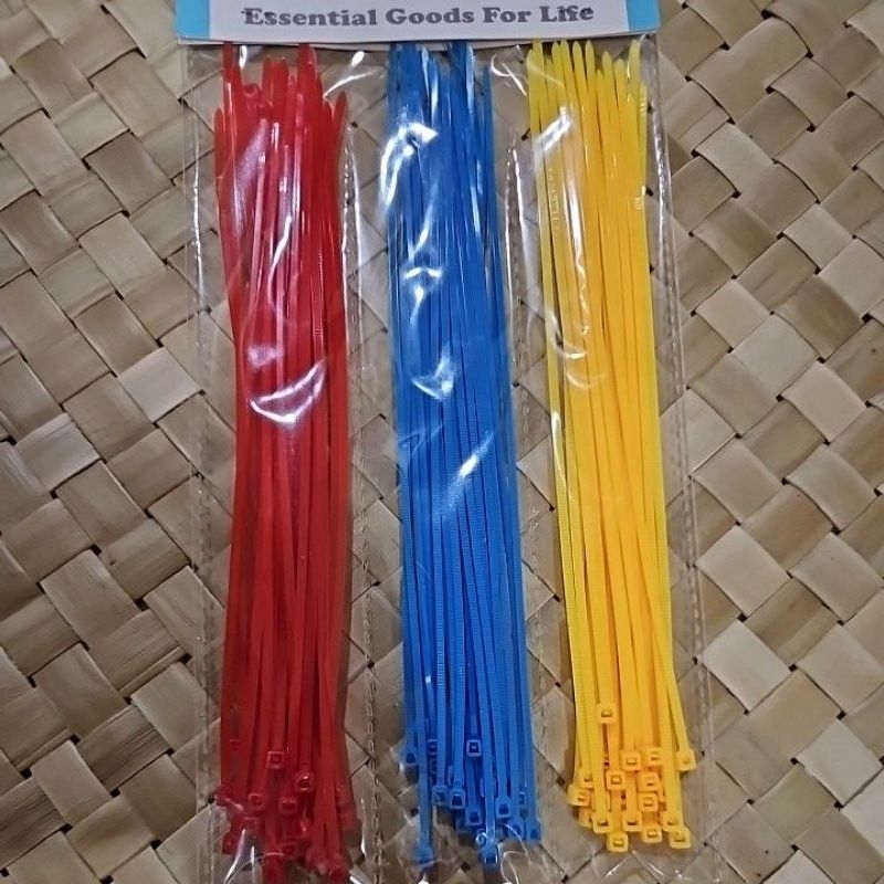 Cable Ties 20cm 3warna (Kuning Biru Merah) | Shopee Malaysia