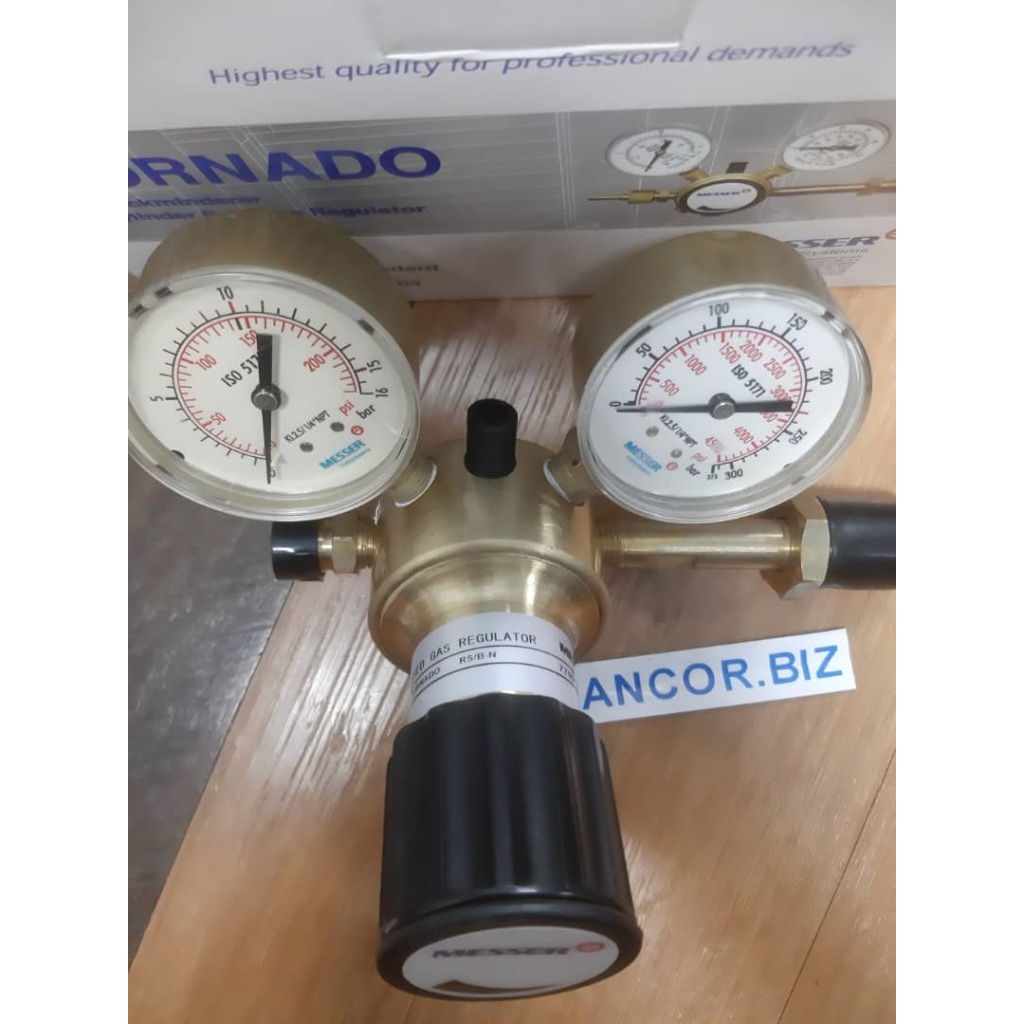 MESSER TORNADO REGULATOR RS/B-N NITROGEN 77051881 | Shopee Malaysia