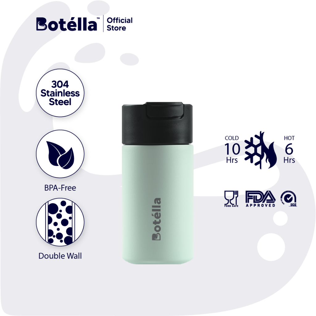 Botella 15oz Coffee Mug (430ml) Coffee Cup, Keep Hot and Cold Drinks up to 10 Hours, 304 ...