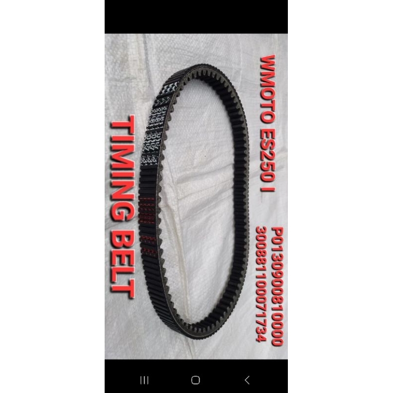 WMOTO ES250I TIMING BELT | Shopee Malaysia