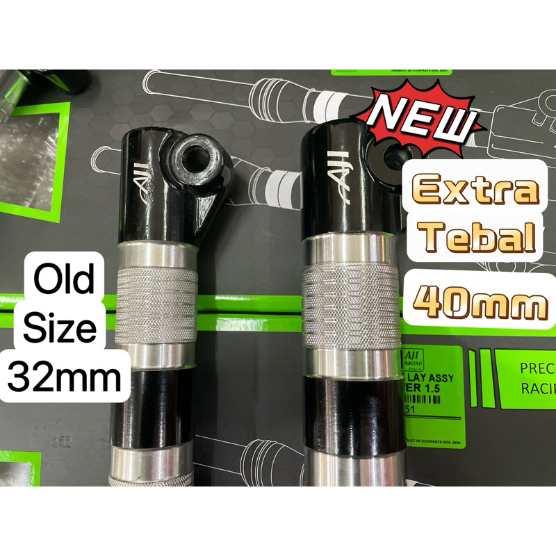 AJI RACING FORK LAY CHROME GOLD LOWER 1.5inch ABSORBER FRONT Y15 Y16 ...