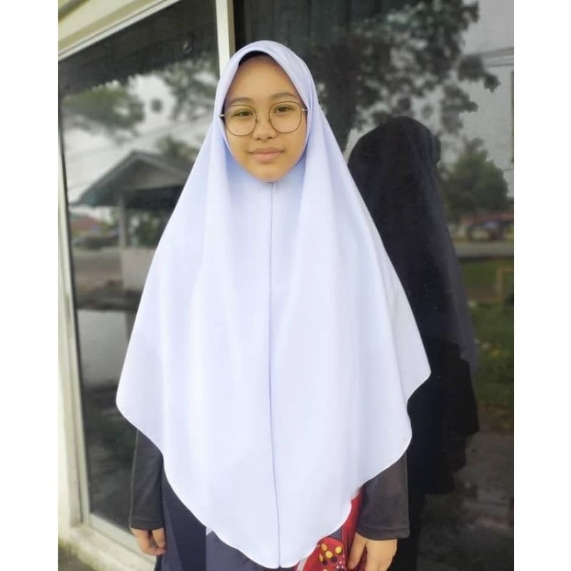 Tudung Labuh Koshibo ( Extra Bundar) Cantik HITAM dan PUTIH | Shopee ...