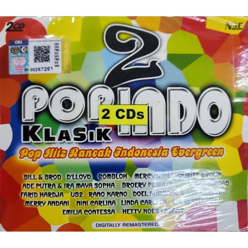 Pop Indo Klasik 2 - Pop Hitz Rancak Indonesia Evergreen (2CDs) | Shopee ...