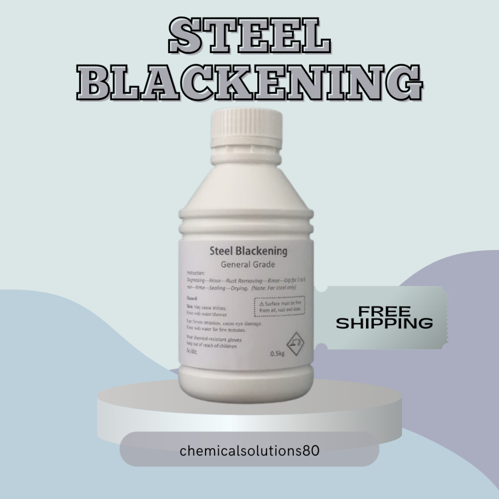 STEEL BLACKENING 0.5KG BLACKEN STEEL SURFACE LONG LAST PROTECTION WITH ...