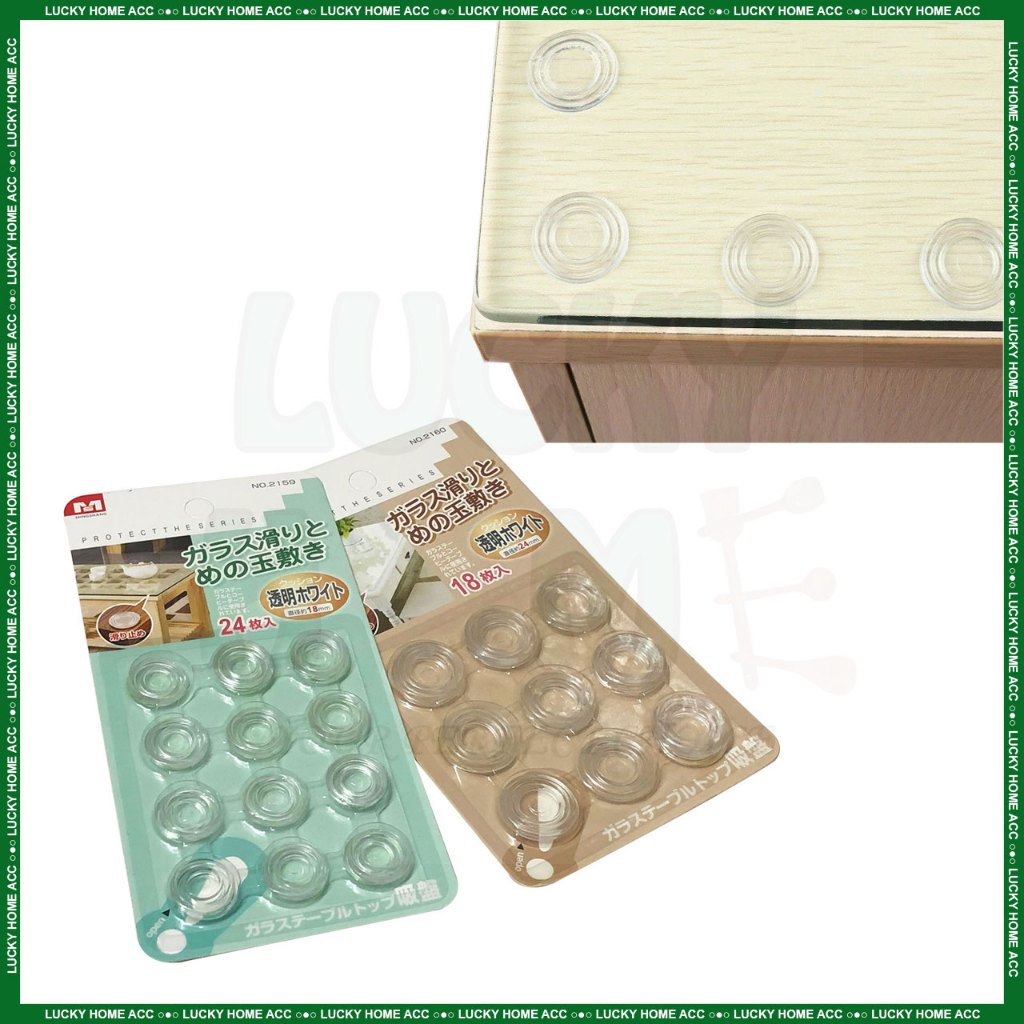 18mm/24mm Transparent Silicone Anti-Slip Button under Glass on Table ...