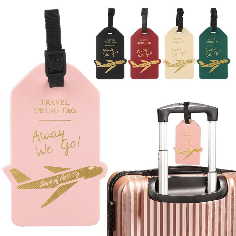Personalised Name Aeroplane Luggage Tag Travel Bag Suitcase Baggage ...