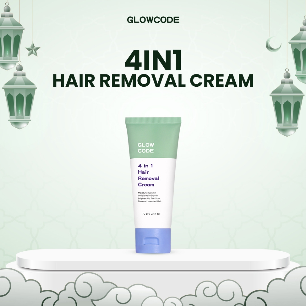 Glow Code 4in1 Hair Removal Cream, Inhibit, Brighten Up, Moisture ...