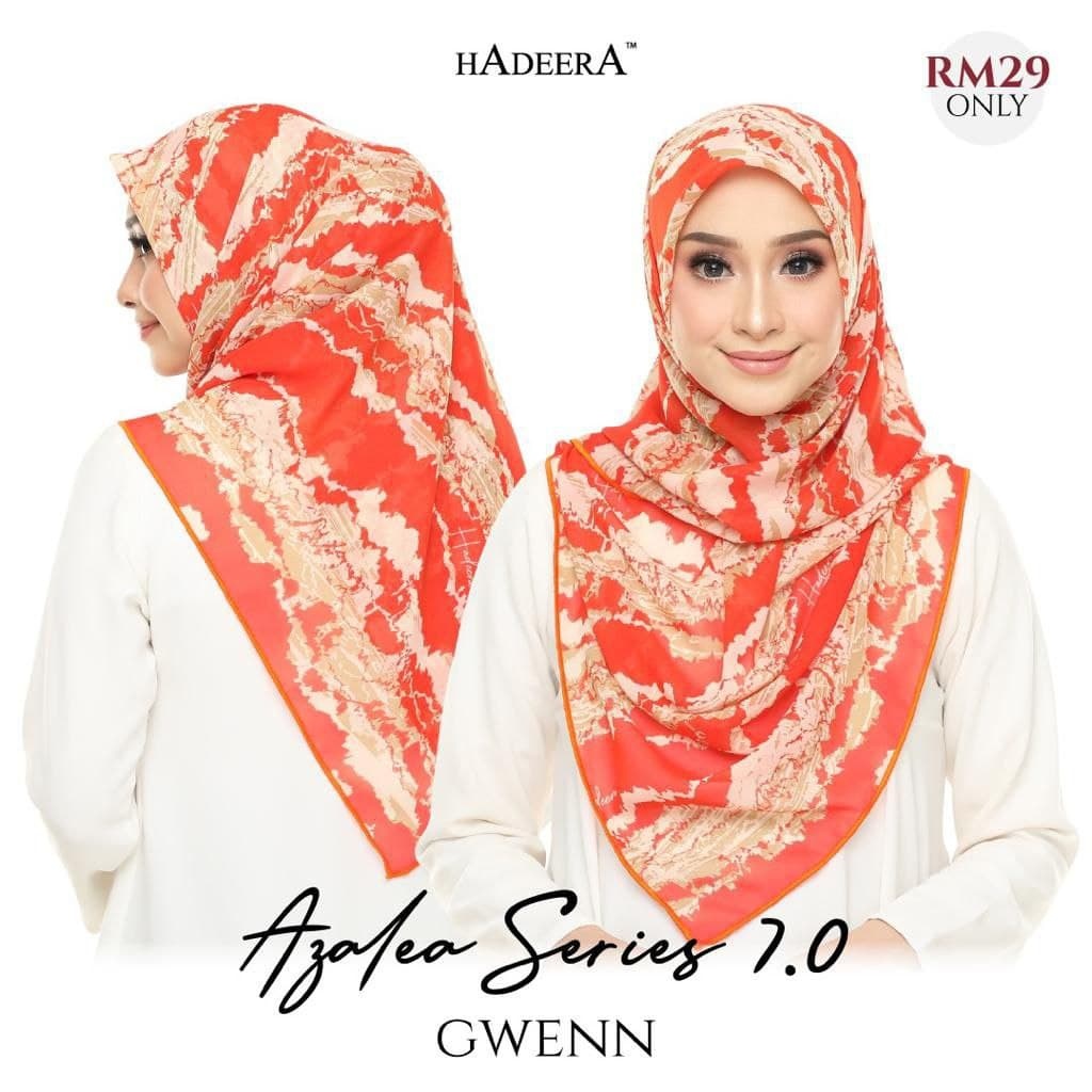 AZALEA SERIES 7 ️ HADEERA SCARF x YARRA SCARF TUDUNG ANTI KEDUT BRICK ...