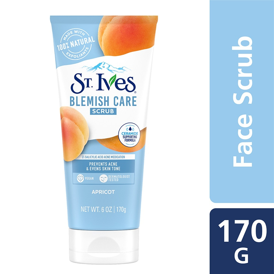 ST IVES Acne Control Apricot Face Scrub 170g | Shopee Malaysia
