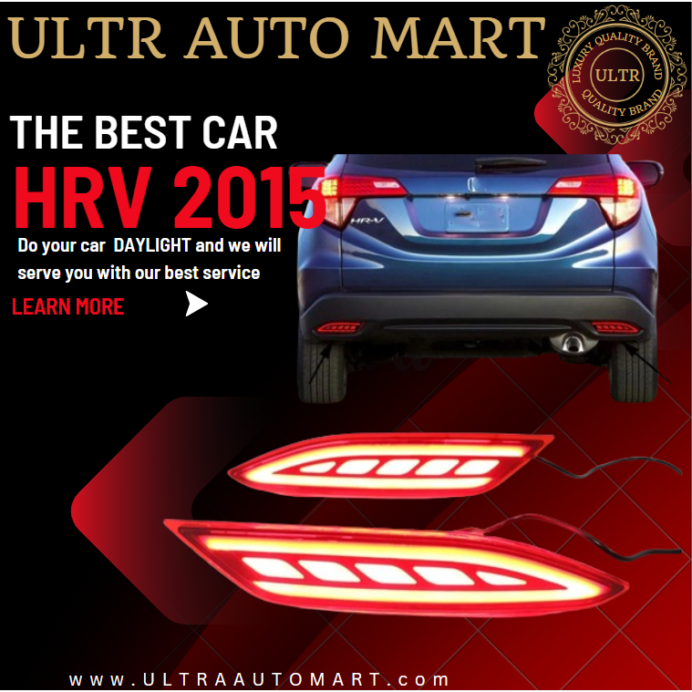 3 IN 1 HONDA HRV HR-V REAR BUMPER REFLECTOR BRAKE LAMP RUNNING SIGNAL ...