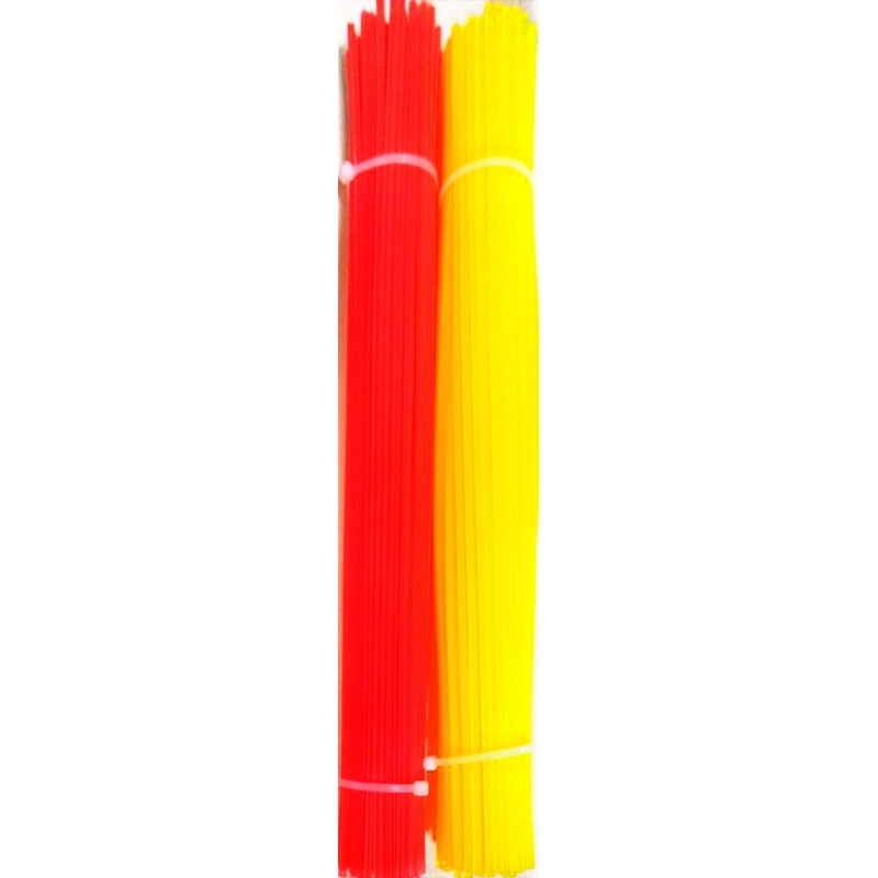 200G/TIE GRASS CUTTER TRIMMER LINE YELLOW/RED /TALI MESIN RUMPUT SIAP ...