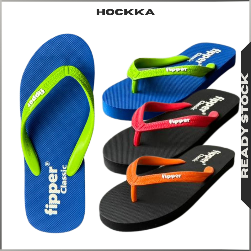 HOCKKA FIPPER CLASSIC Rubber Sandals | Selipar Getah FIPPER unisex ...