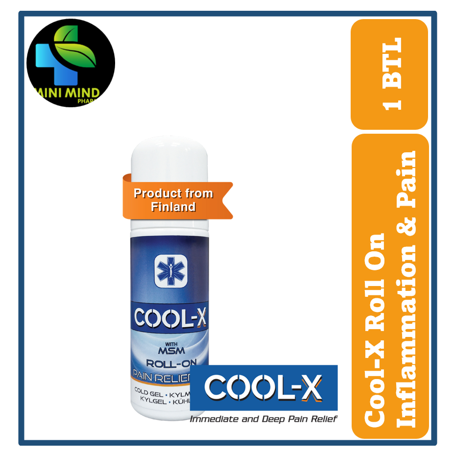 Cool-X Roll On (1 Bottle) Cooling Sensation 【EXP: By 2025】 | Shopee ...