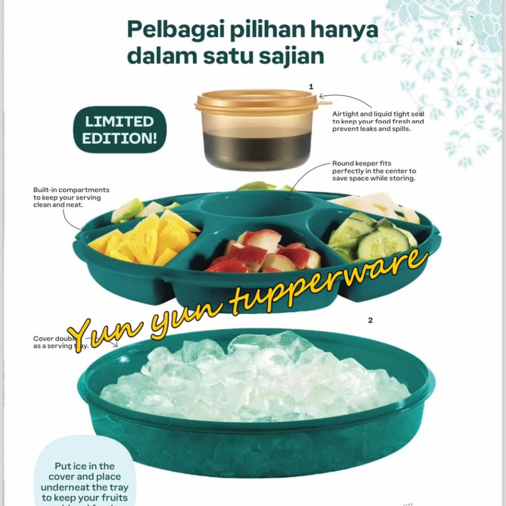 Tupperware Gourmet Serving Center (1 PC) | Shopee Malaysia