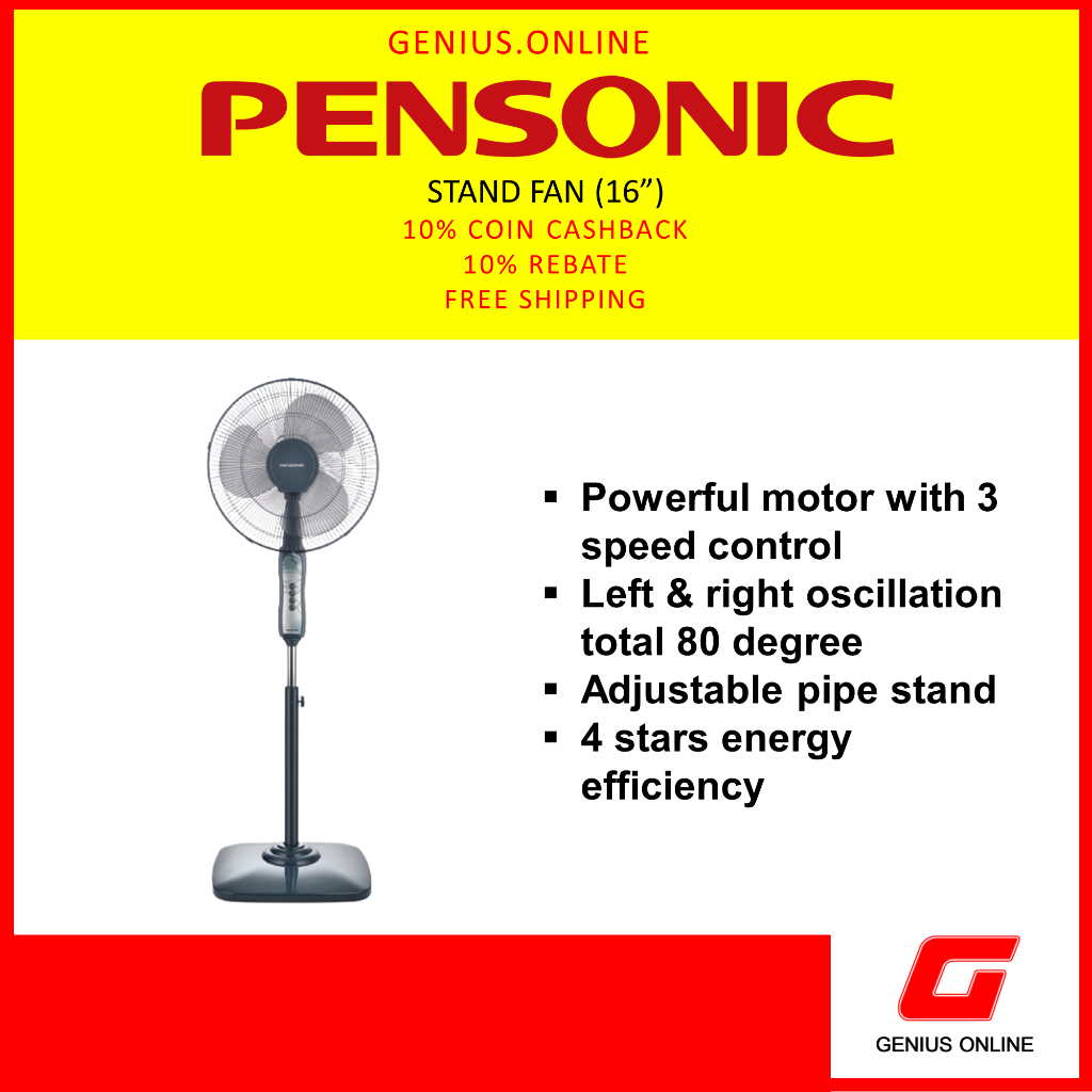 PENSONIC Stand Fan (16") PSF4507 | Shopee Malaysia