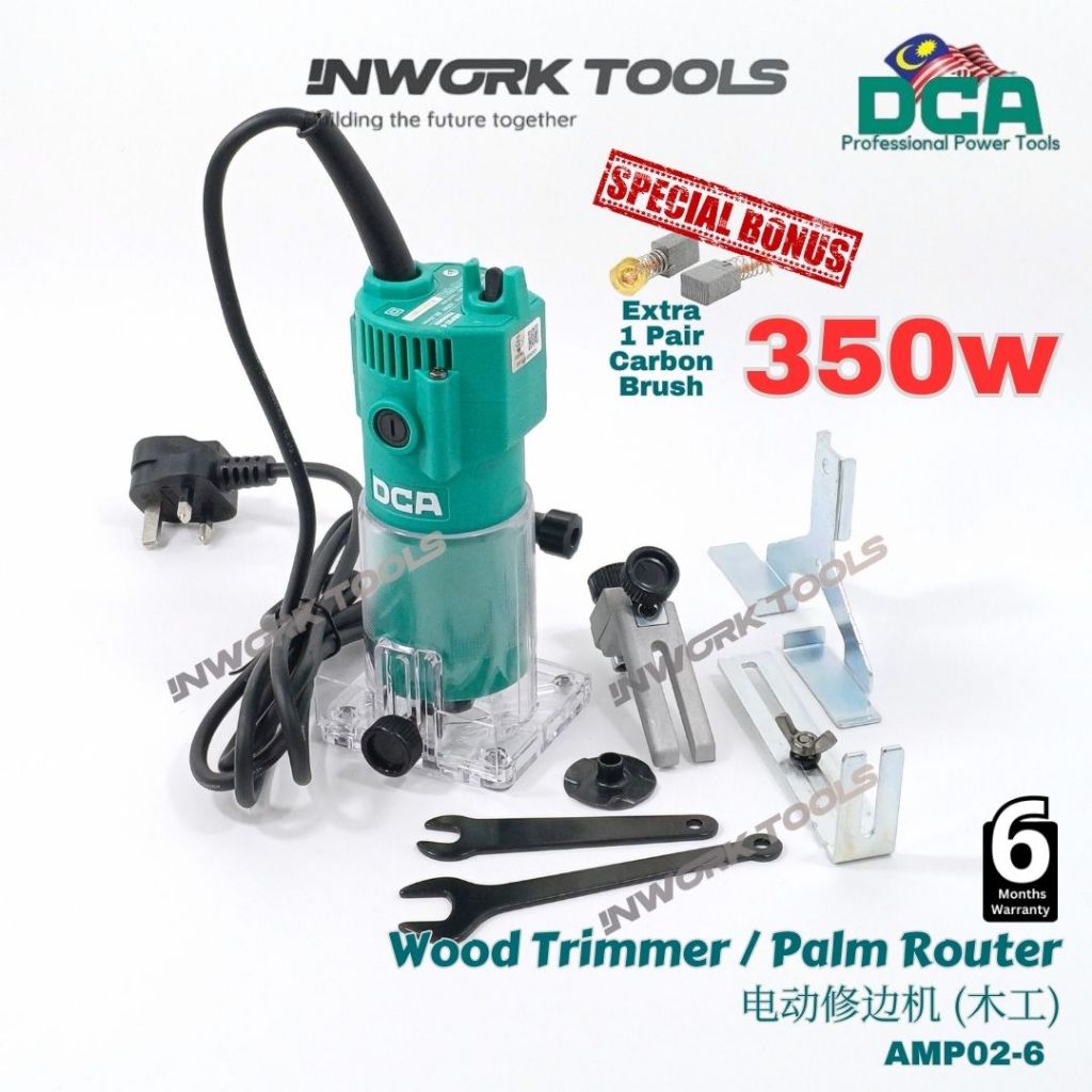 DCA Wood Trimmer / Palm Router 电动修边机 (木工) 350w - AMP02-6 | Shopee Malaysia