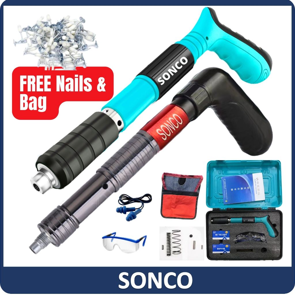 š„Free 250 Nails+Bagš„Manual Steel Nails Gun Concrete Rivet Tool Steel ... š„Free 250 Nails+Bagš„Manual Steel Nails Gun Concrete Rivet Tool Steel ...