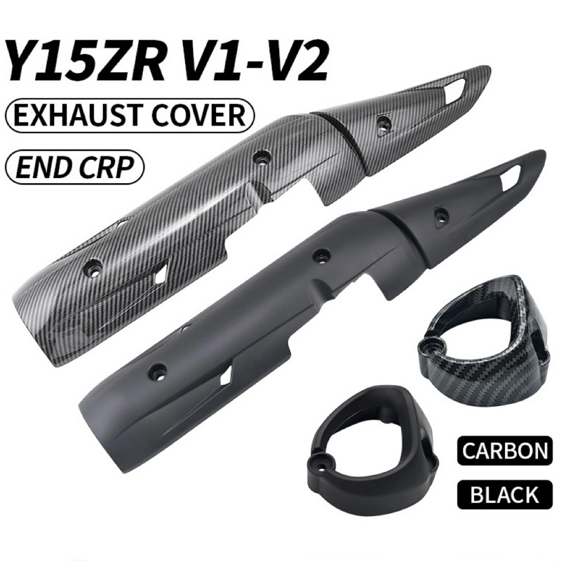 Y15 Y15ZR V1 V2 MOTORCYCLE EXHAUST PIPE COVER MUFFLER PROTECTOR EKZOS ...