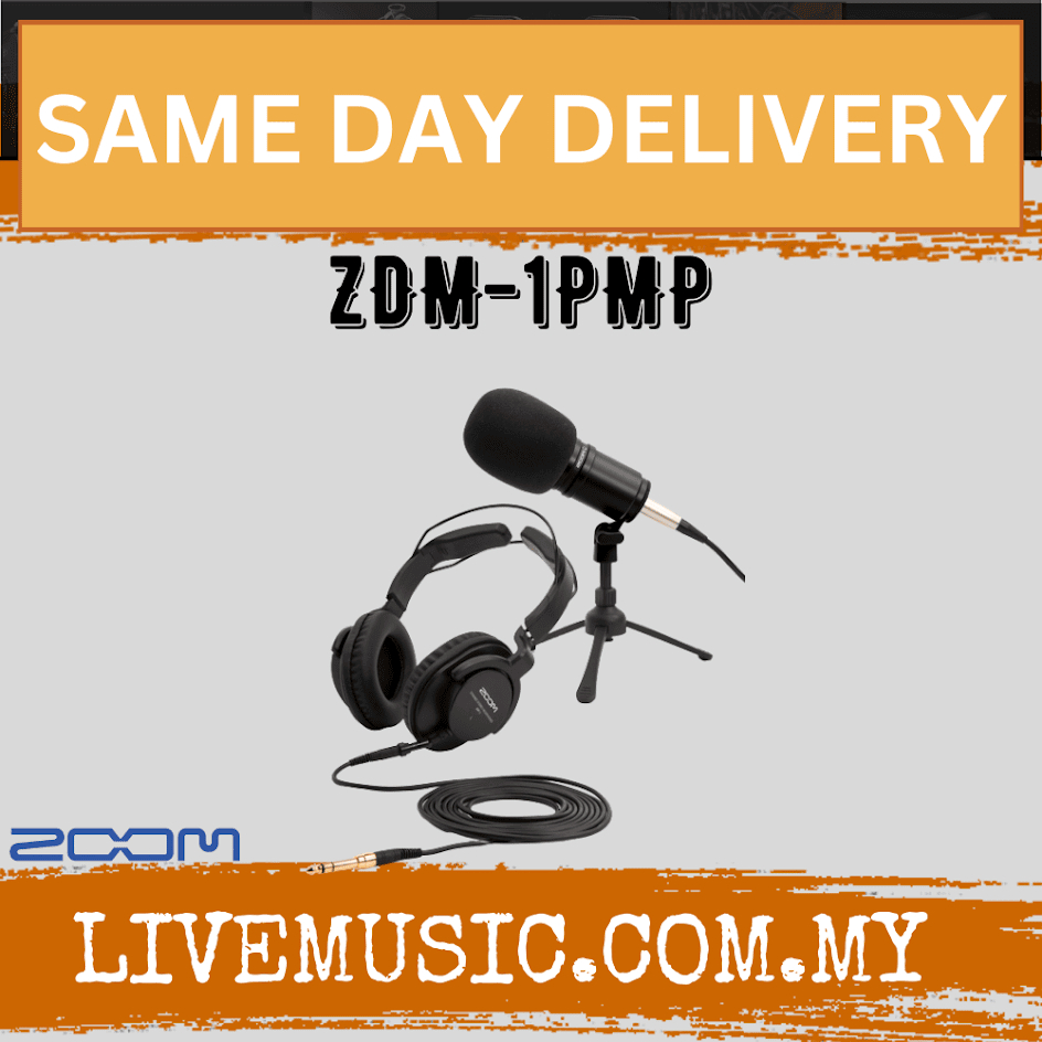 ZOOM ZDM-1PMP - PODCAST MIC PACK ( ZDM 1PMP / ZDM1PMP ) | Shopee Malaysia