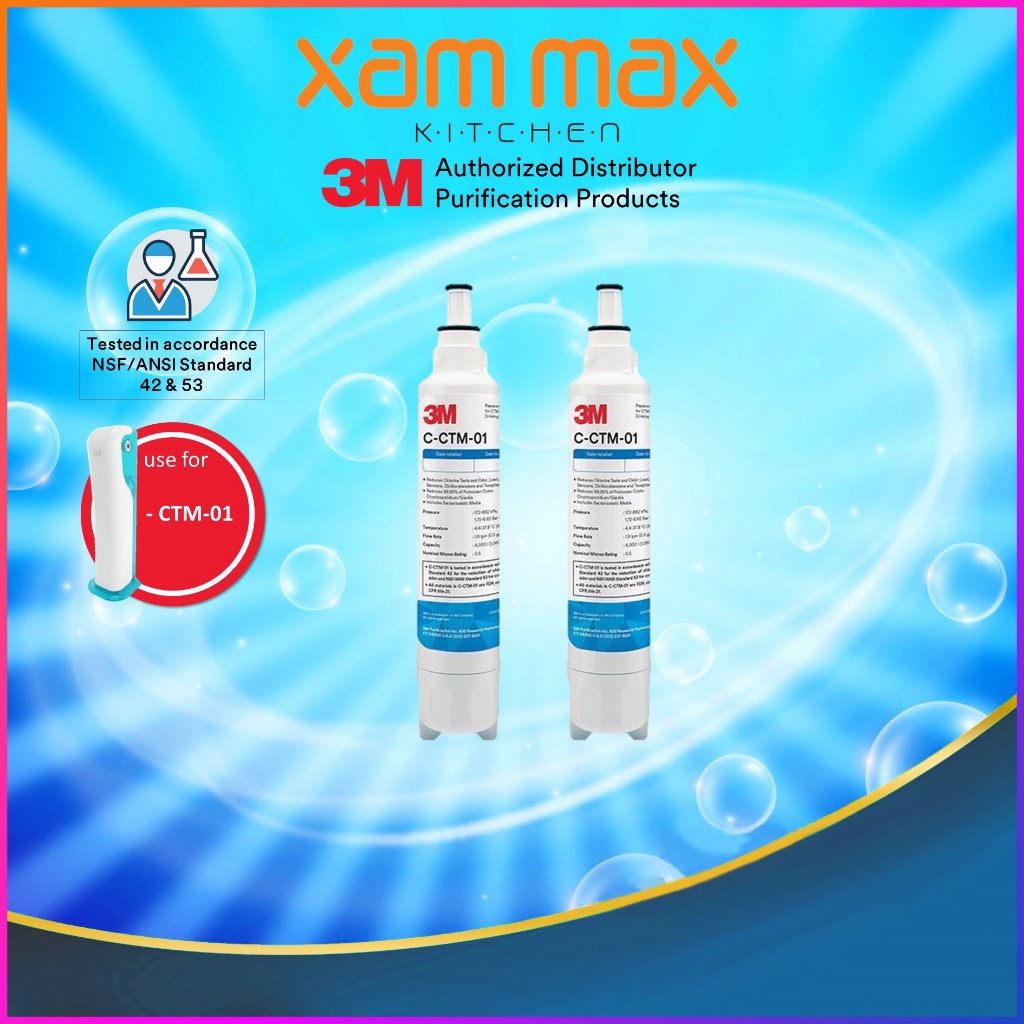3M™ Water Filter Replacement Cartridge C-CTM-01 for CTM-01 / 3M Water ...