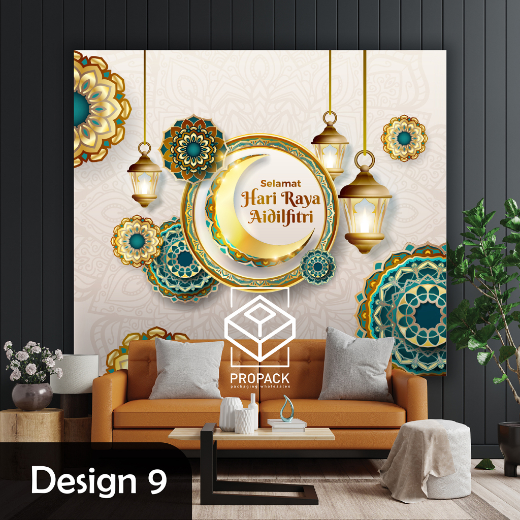 Hari Raya Family Photography Background Decoration /backdrop Hari Raya ...