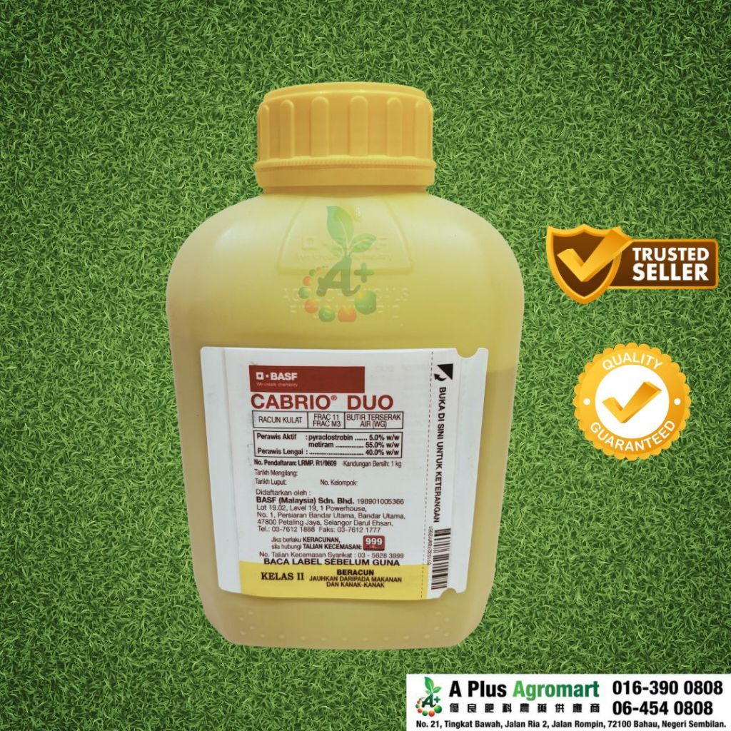 Racun Kulat Pyraclostrobin 5% Metiram 55% CABRIO DUO (1 kg) | Shopee ...