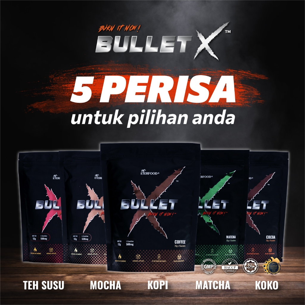 BulletX Coffee Burns fat Recommended if you don’t have time to exercise Can last for 6 hours 30 ...