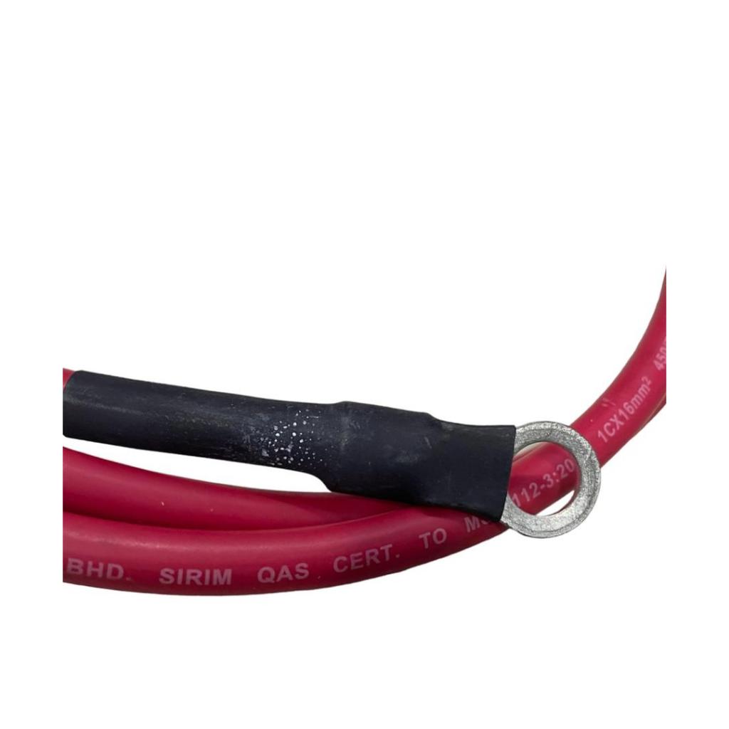DC / Solar Battery Cable 100% pure copper 16mm Red 1.4 Meter | Shopee ...