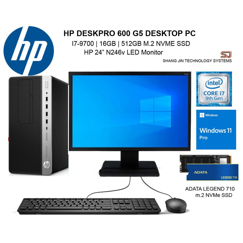 HP PRODESK 600 G5 DESKTOP PC (FULL SET) | Shopee Malaysia