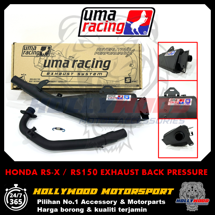 EXHAUST UMA RACING BACK PRESSURE FOR HONDA RS-X RSX UMA RACING PLUG ...