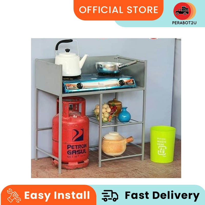 P2U SR Rak Dapur / Rak Dapur Besi / Metal Rack / Rak Dapur ...