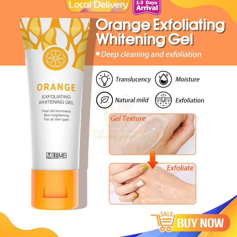 50g Orange Exfoliating Gel Peeling Gel Whitening Cleaner Acne Blackhead ...