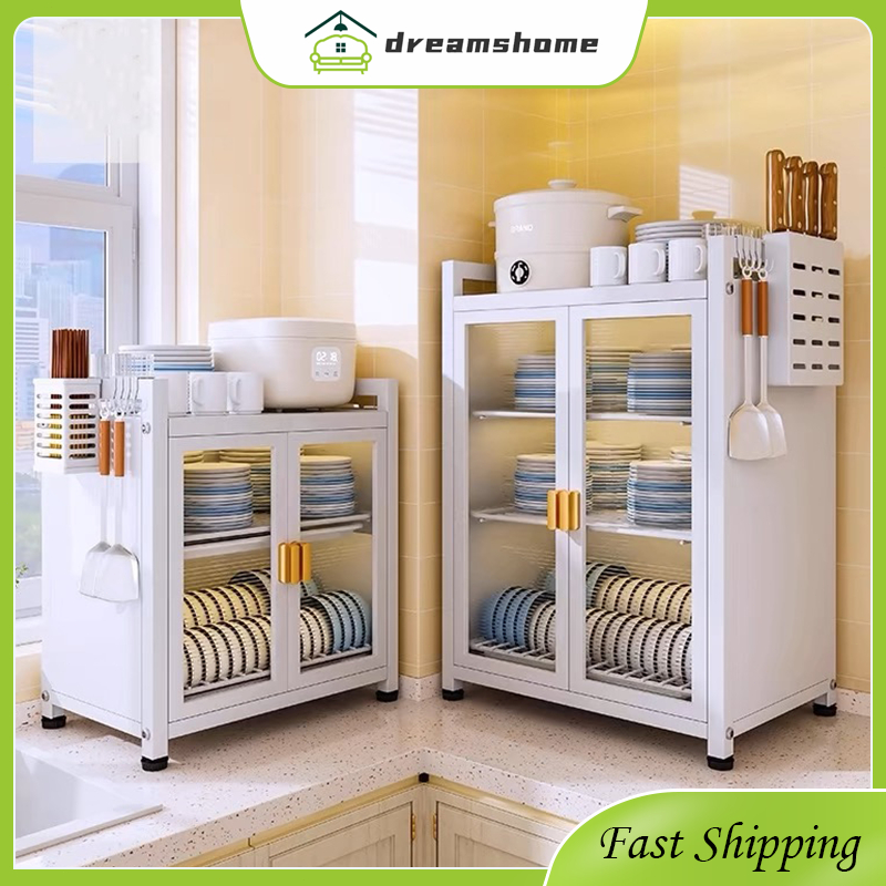 Rak Pinggan Kitchen Dish Drainer Storage Cabinets Rak Stainless Steel ...