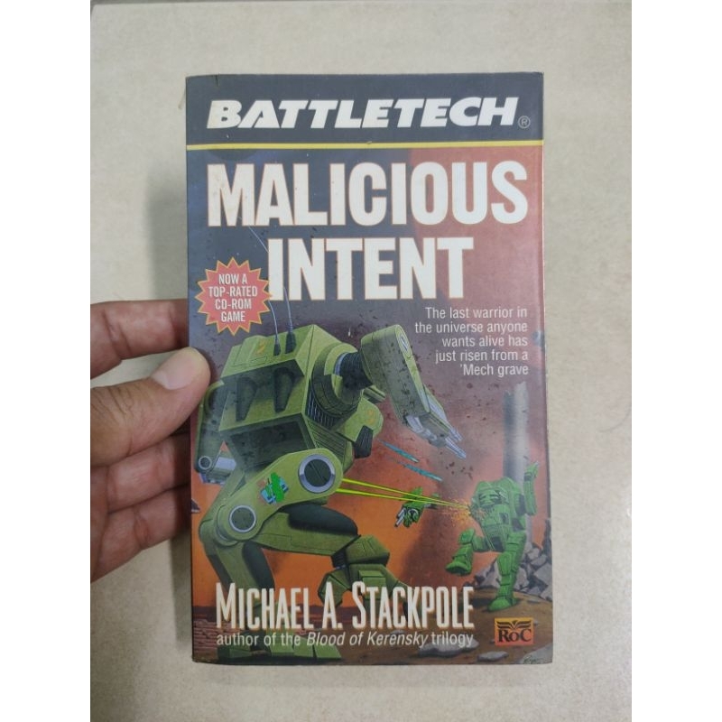 [BB] [Used] Malicious Intent (BattleTech #32) by Michael Stackpole (Sci ...