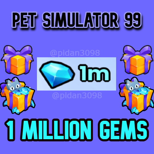 Pet Simulator 99 (1.5M Diamonds) | Shopee Malaysia