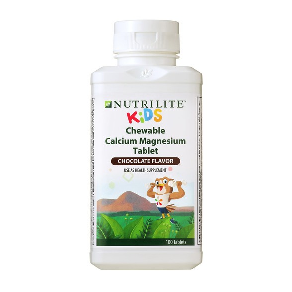 Nutrilite Kids Chewable Calcium Magnesium Tablet - 100 tab | Shopee ...